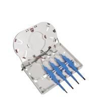 China TW-FB-4B Fiber Optic 4 Ports Optical Rosette Fttx SC LC ATB Socket Wall Mount Terminal Box Fiber Nap Box Facepalte for sale