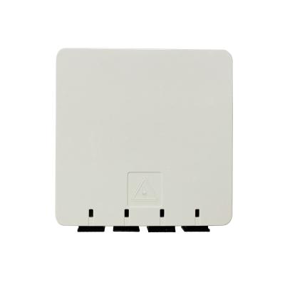 China TW-FB-4D Fiber Optic 4 Ports Optical Rosette Fttx SC LC ATB Socket Wall Mount Terminal Box Fiber Nap Box Facepalte for sale