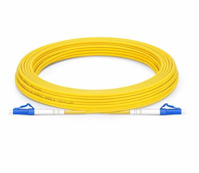 China Fiber Optic Patch Cord LC/UPC to LC/UPC SM Simplex 2.0mm LSZH/PVC 1-100M Fiber Jumper for sale