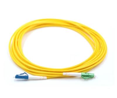 China Fiber Optic Patch Cord LC/UPC to LC/APC SM Simplex 2.0mm LSZH/PVC 1-100M Fiber Jumper for sale