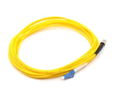 China Fiber Optic Patch Cord LC/UPC to ST/UPC SM Simplex 2.0mm LSZH/PVC 1-100M Fiber Jumper for sale