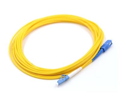 China Fiber Optic Patch Cord LC/UPC to SC/UPC SM Simplex 2.0mm LSZH/PVC 1-100M Fiber Jumper for sale
