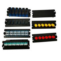 China Fiber Optic Adapter Panel 6 Ports with LC Duplex Adapters 12 Cores SM OM3 OM4 for sale