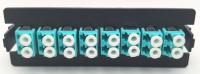 China Fiber Optic Adapter Panel 8 Ports with LC Duplex Adapters 16 Cores SM OM3 OM4 for sale