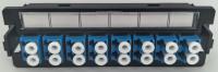 China Fiber Optic Adapter Panel 8 Ports with LC Duplex Adapters 16 Cores SM OM3 OM4 for sale
