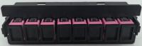 China Fiber Optic Adapter Panel 8 Ports with SC Simplex Adapters 8 Cores SM OM3 OM4 for sale