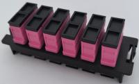 China Fiber Optic Adapter Panel 6 Ports with SC Duplex Adapters 12 Cores SM OM3 OM4 for sale