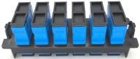 China Fiber Optic Adapter Panel 6 Ports with SC Duplex Adapters 12 Cores SM OM3 OM4 for sale