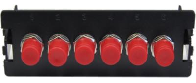 China Fiber Optic Adapter Panel 6 Ports with FC Duplex Adapters 6 Cores SM OM3 OM4 for sale