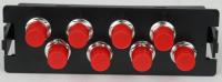 China Fiber Optic Adapter Panel 8 Ports with FC Duplex Adapters 8 Cores SM OM3 OM4 for sale
