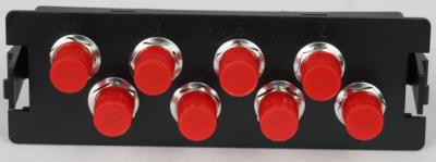China Fiber Optic Adapter Panel 8 Ports with FC Duplex Adapters 8 Cores SM OM3 OM4 for sale