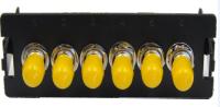 China Fiber Optic Adapter Panel 6 Ports with ST Duplex Adapters 6 Cores SM OM3 OM4 for sale