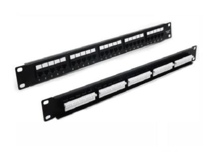 China TW-NWPV-01 19//1U Cat3 25 Ports Patch Panel, 6P4CWith 25pcs RJ11 Keystone Jack 110 IDC for sale