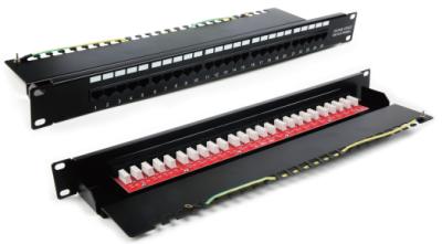 China TW-NWPV-04 19/1U Cat3 25 Ports Patch Panel, 8P4C (contact:5/4/3/6)Krone IDC for sale