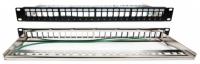 China TW-NWP-04 19/1U STP Blank Patch Panel 24 Ports Use for STP Keystone Jack With Back for sale
