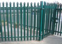 China Heavy Duty Powder Coated W Section Palisade Security Fencing W Pale For Security for sale