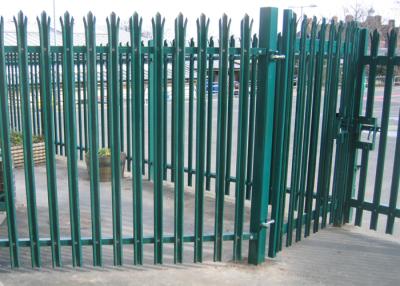 China Heavy Duty Powder Coated W Section Palisade Security Fencing W Pale For Security for sale