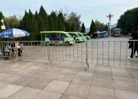 China Durable Steel Crowd Control Barrier Quick Assembly Weather Resistant for sale