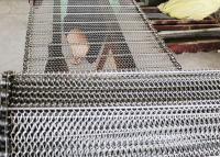 China Stainless Steel Mesh Metal Conveyor Belt For Food Conveying for sale