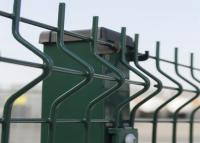 China Hot Dip Galvanized 3D Curved Fence For Airport 50*150mm Mesh Hole for sale
