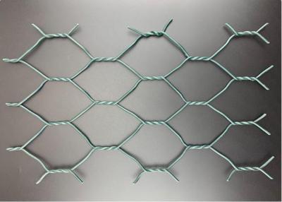 China Pvc Coated Hexagonal Woven Wire Mesh For Rockfall Protection for sale