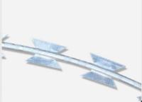 China Galvanized Razor Barbed Wire Cross Fence for Protection Perimeter for sale