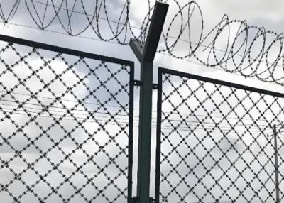 China Galvanized Razor Barbed Wire Cross Fence for Protection Perimeter for sale