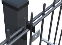 China Good Powder Coating 868 656 Twin Wire Mesh Fencing For Public 1.8*2.5m for sale