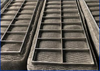 China Stainless Steel Mesh Demister Mist Eliminator Gas And Liquid Mesh Knitted for sale