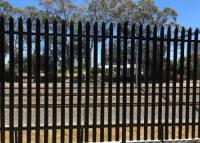 China Customizable Steel Metal Palisade Fencing For Commercial Parks Residential Areas for sale