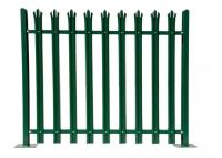China Customizable Steel Metal Palisade Fencing For Commercial Parks Residential Areas for sale