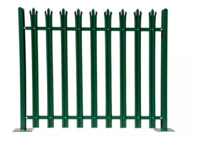 China Customizable Steel Metal Palisade Fencing For Commercial Parks Residential Areas for sale