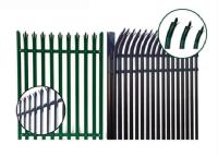 China High Security Anti Climb Steel Palisade Fencing Q345 Steel For Airports Prisons for sale