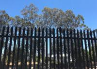 China High Security Anti Climb Steel Palisade Fencing Q345 Steel For Airports Prisons for sale