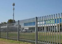 China Hot Dip Galvanized Steel Palisade Fencing European Picket Fence For Schools for sale