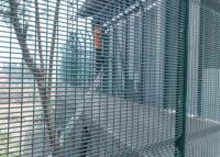 China PVC Coated Green Color 358 Security Fence Against Vandalism / Theft 2.2*2.5m for sale