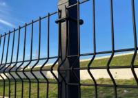 China Powder Coated Green 3D Triangle Bending Wire Mesh Fence For Farm 1.8*2.5m for sale
