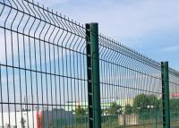 China 50*150mm Mesh Hole Galvanized 3D Security Fence For Airport Perimeter for sale