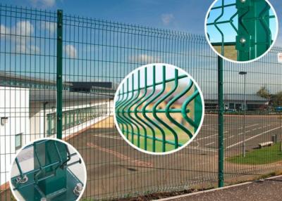 China 50*150mm Mesh Hole Galvanized 3D Security Fence For Airport Perimeter for sale