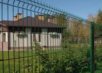 China Welded Curved 3D Security Fence Garden Security Fencing For Airport ISO9001 6ft*8ft for sale