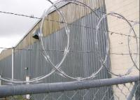 China High Security Galvanized Razor Barbed Wire BTO-22 For Prison And Border Perimeter Protection for sale