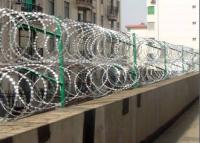 China Secure Razor Coil Barbed Wire Anti Intrusion Durable Perimeter Barrier for sale
