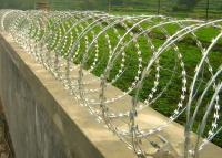 China Secure Razor Coil Barbed Wire Anti Intrusion Durable Perimeter Barrier for sale
