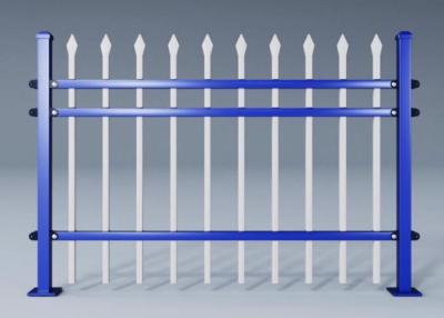 China Steel Frame Fancy Ornamental Fence Panels Easily Assembled 6 Ft for sale