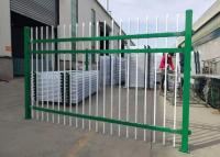 China Wrought Iron Style Steel Palisade Fence For Estate Safety Use for sale