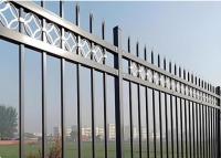 China Robust Steel Palisade Fence Panels For Protection Driveway Gates Rail W Section Palisade Fence for sale