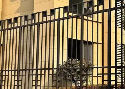 China Wrought Iron Style Steel Palisade Fence For Estate Safety Use for sale