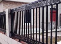 China Steel Frame Fancy Ornamental Fence Panels Easily Assembled 6 Ft for sale