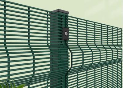 China Extra High Security 358 Welded Mesh Anti Climb Galvanized anti climbing fence for sale