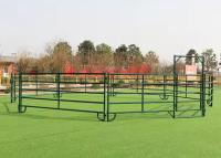 China 4ft 5ft Galvanized Portable Metal Steel Fence Panels Livestock Farm Fence For Horse Cattle for sale